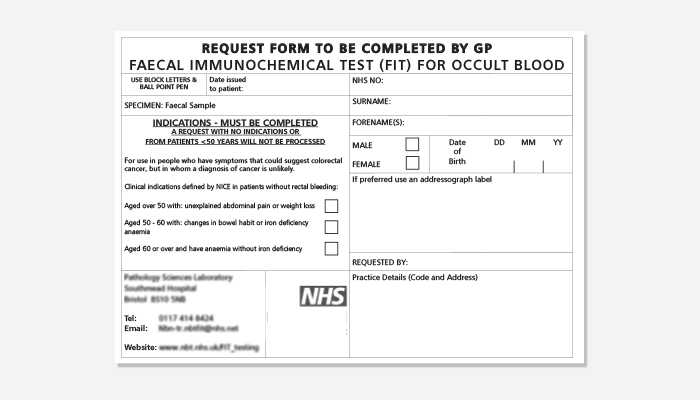 FIT Patient Packs - A Complete Solution for Your Faecal Immunochemical ...